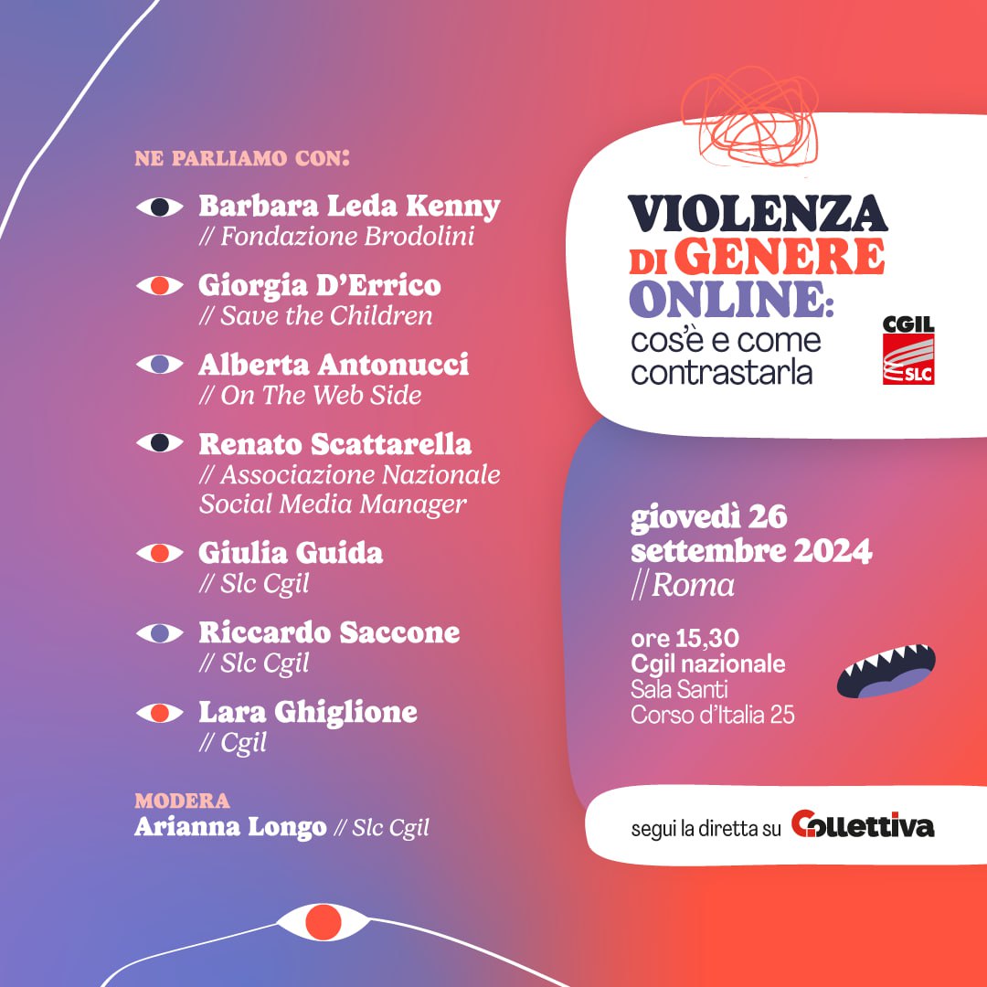 Come la contrattazione può contrastare la violenza di genere sul web: un’iniziativa della Slc ...